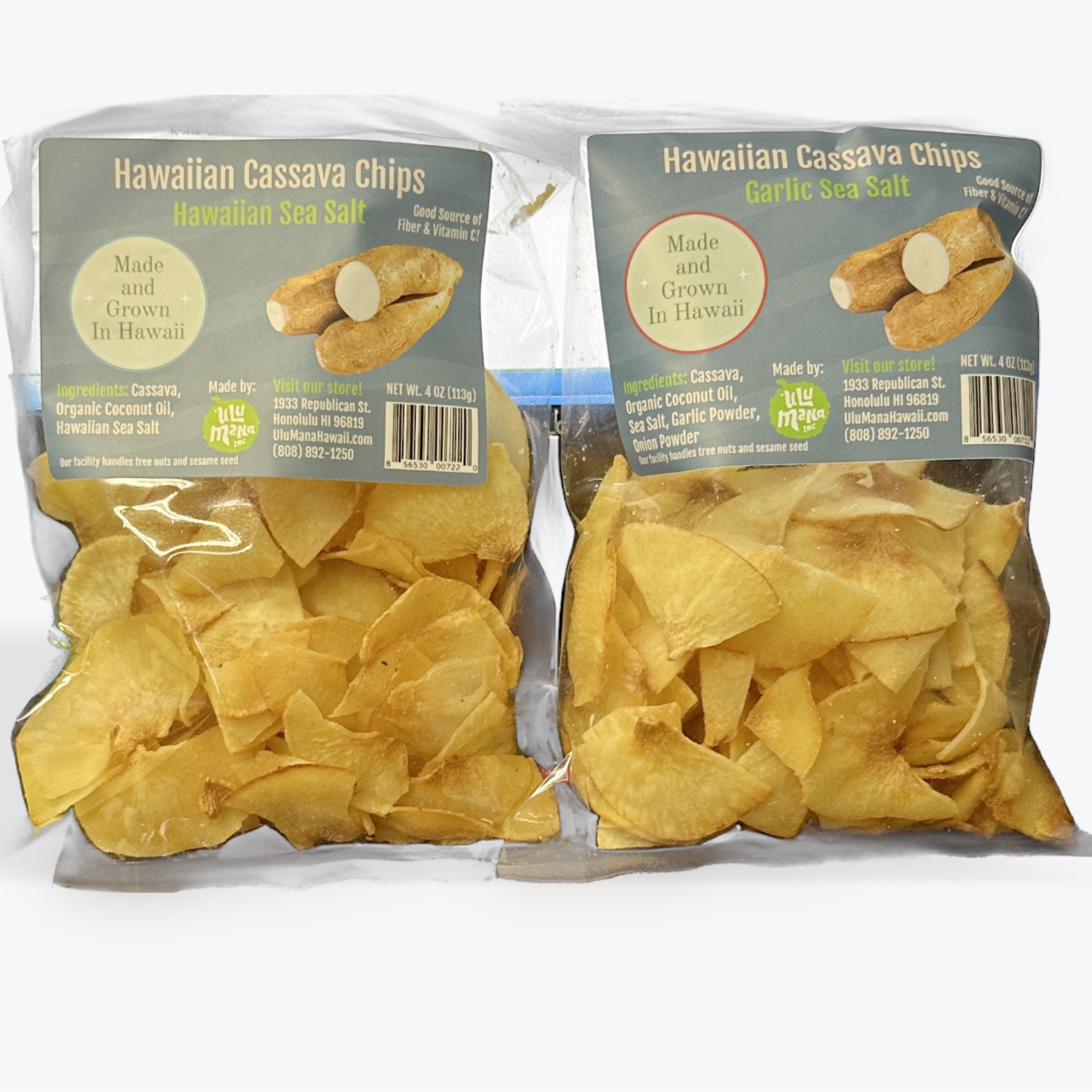 Hawaiian Cassava Chips | Kona Chips